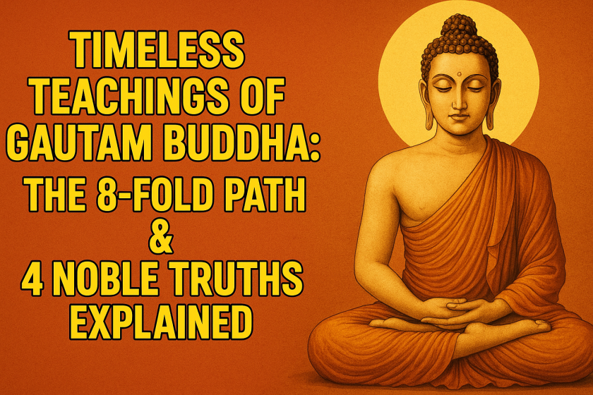 Teachings of Gautam Buddha: The 8-Fold Path & 4 Noble Truths Explained